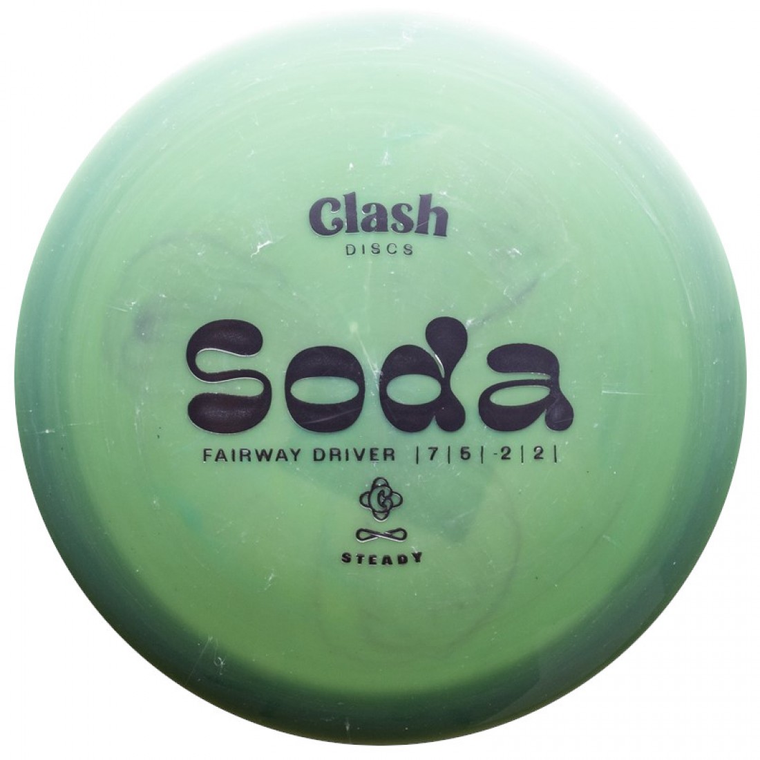 Clash Discs Steady Soda, understable Fairway Driver, reliable fade ...