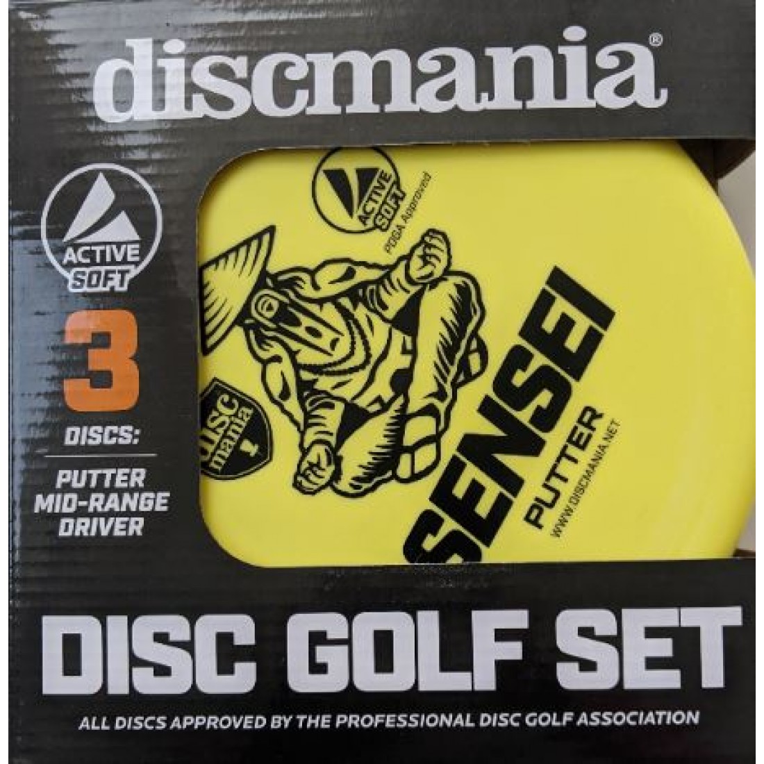 Active Soft 3 Piece Starter Set, Discmania Disc Golf Set | Discs Unlimited