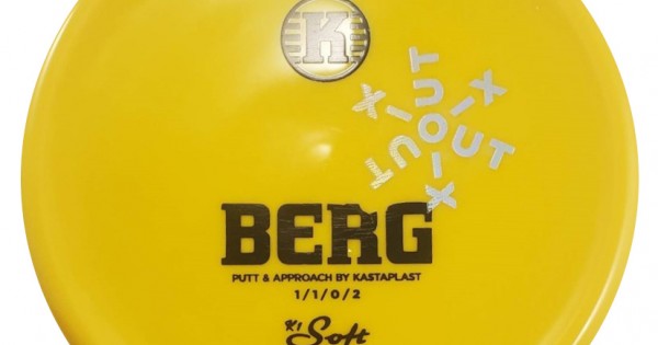 X-Out K1 Soft Berg, Kastaplast Stable Disc Golf Putter | Discs Unlimited