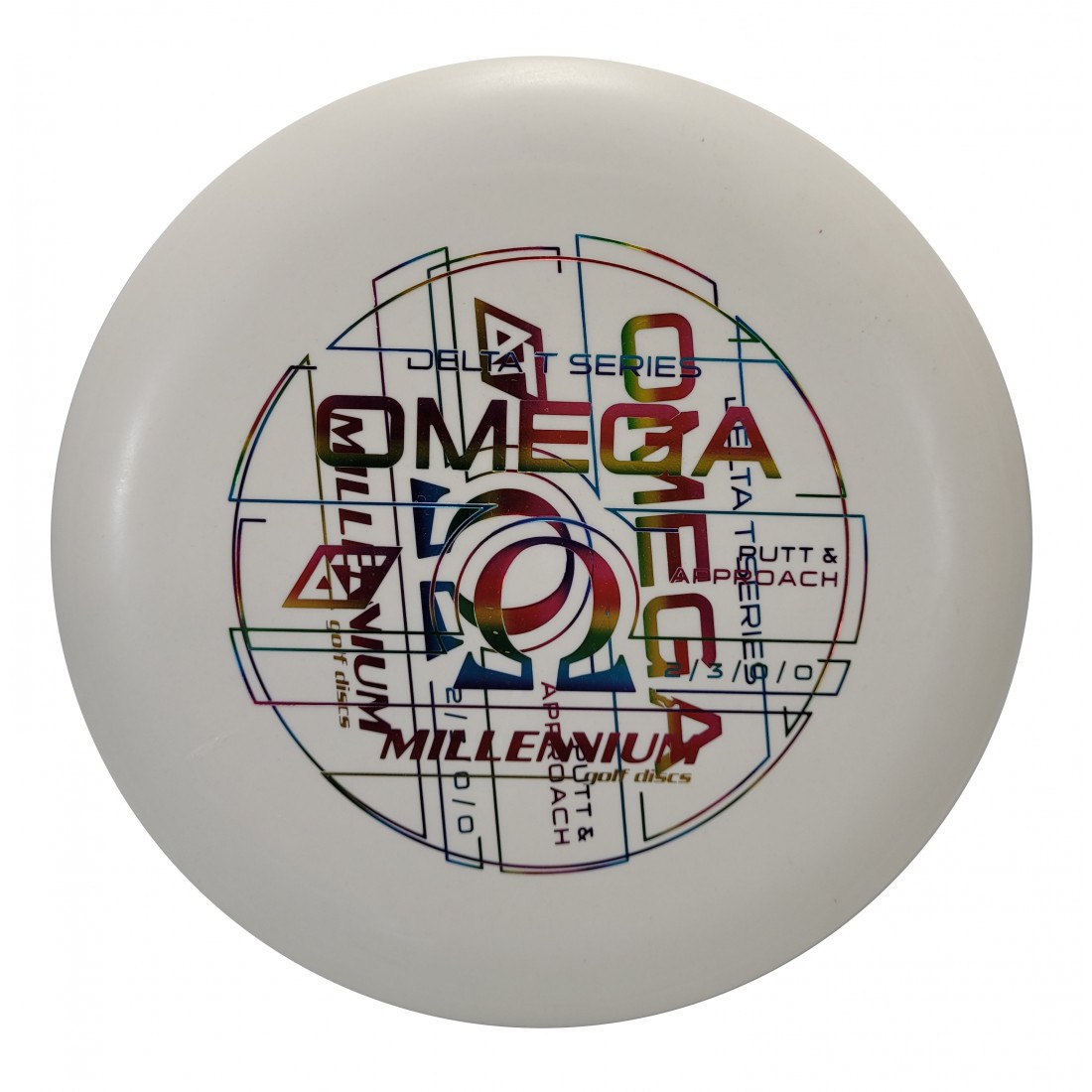 DT Omega Driving X-Out, Millennium Disc Golf Putter | Discs Unlimited