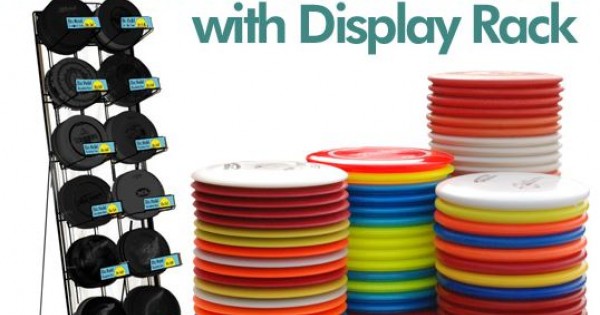 72 Piece Retail Disc Golf Starter Set - Including Display Rack | Discs ...
