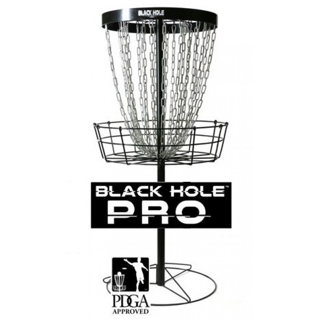 Black Hole Pro - Portable, MVP Disc Golf Basket | Discs Unlimited